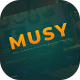 Musy - Music Recording Studio PowerPoint Template, Presentation Templates