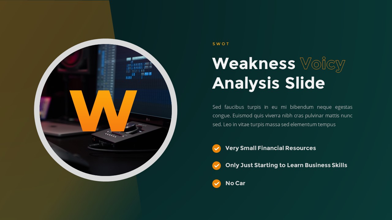 Musy - Music Recording Studio PowerPoint Template, Presentation Templates