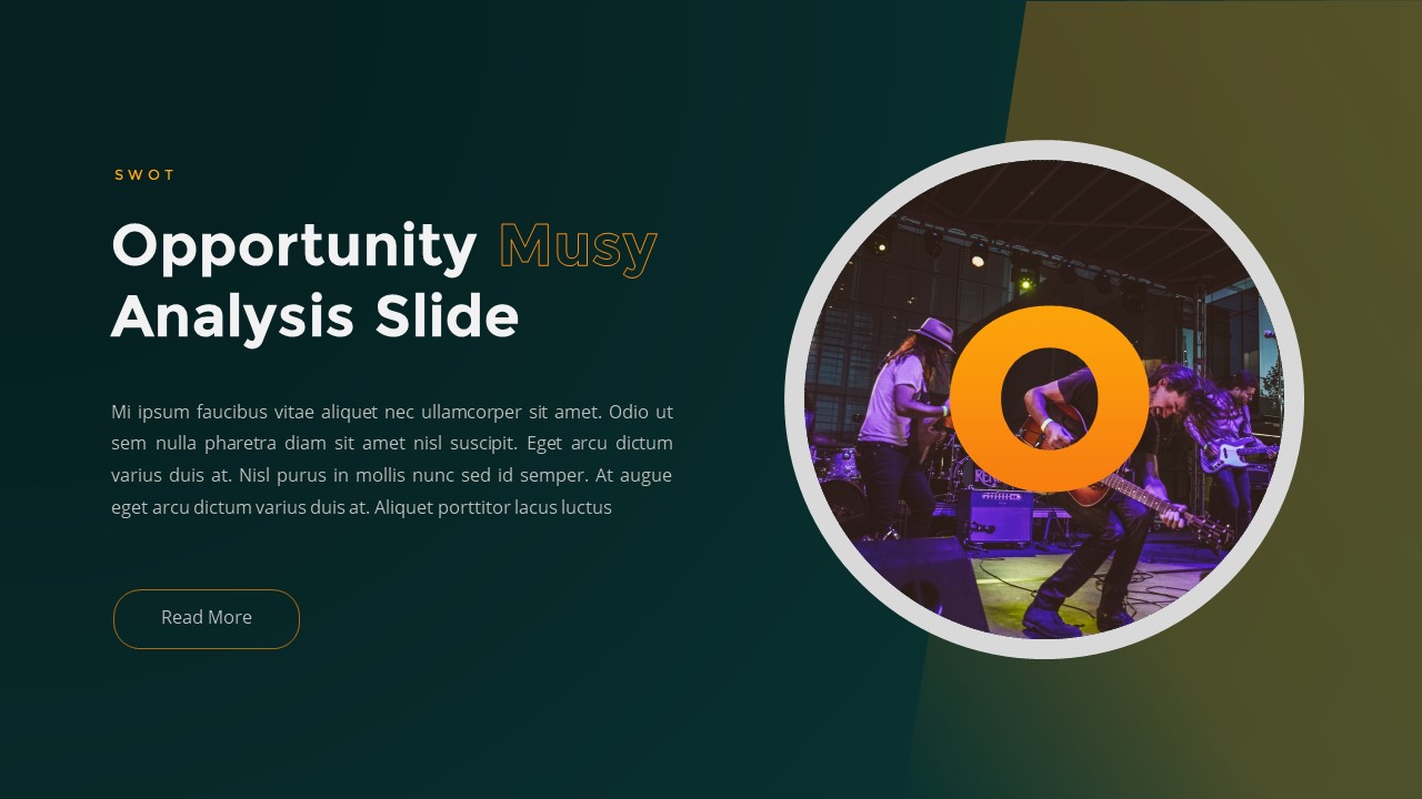 Musy - Music Recording Studio PowerPoint Template, Presentation Templates