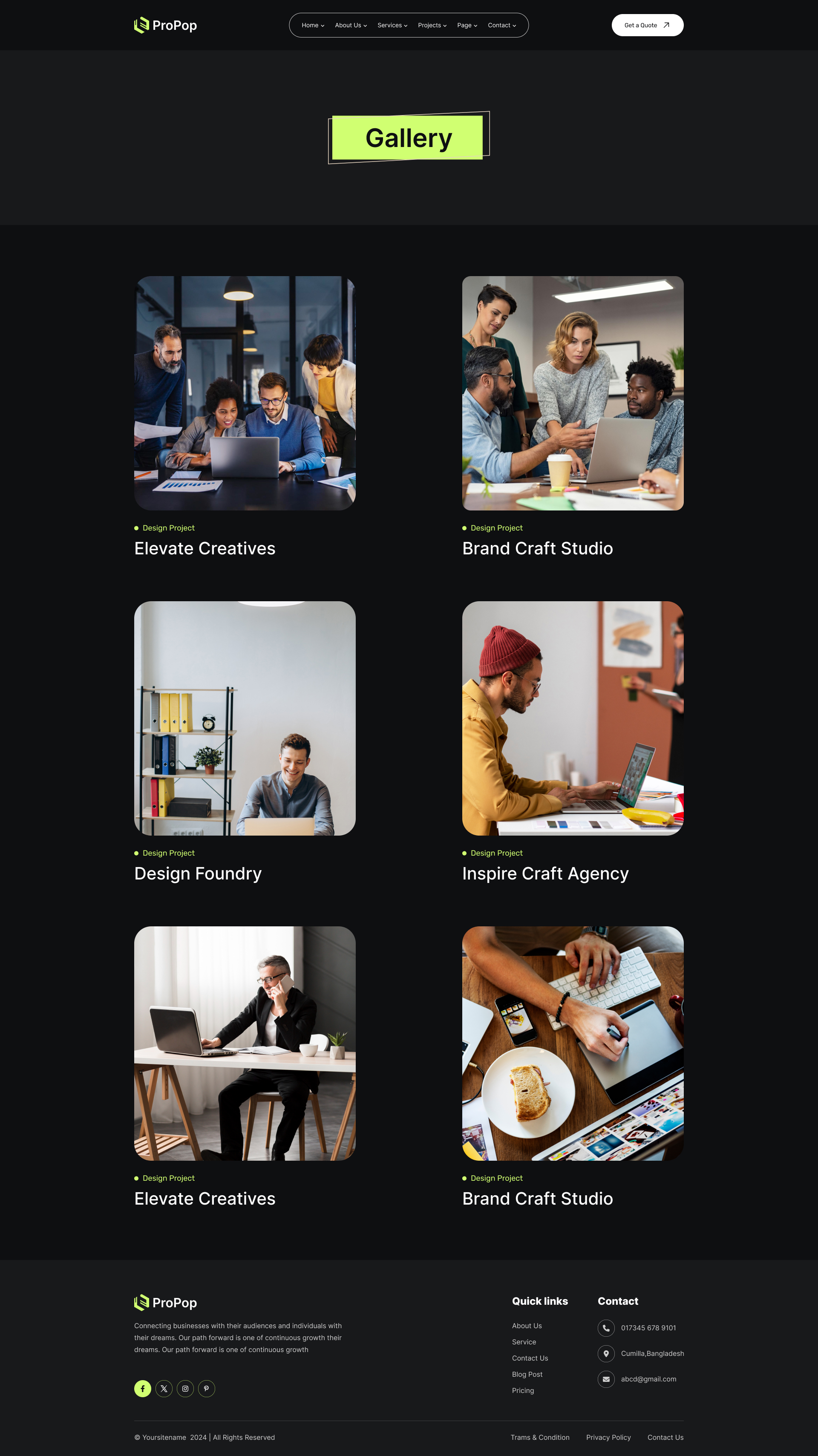 Propop - Digital Agency & Portfolio Figma Template by Mugli | ThemeForest