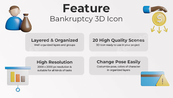 Bankruptcy, Graphics | GraphicRiver