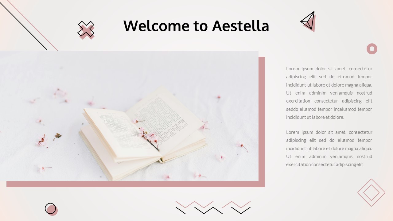 Aestella - Creative Google Slides Template, Presentation Templates