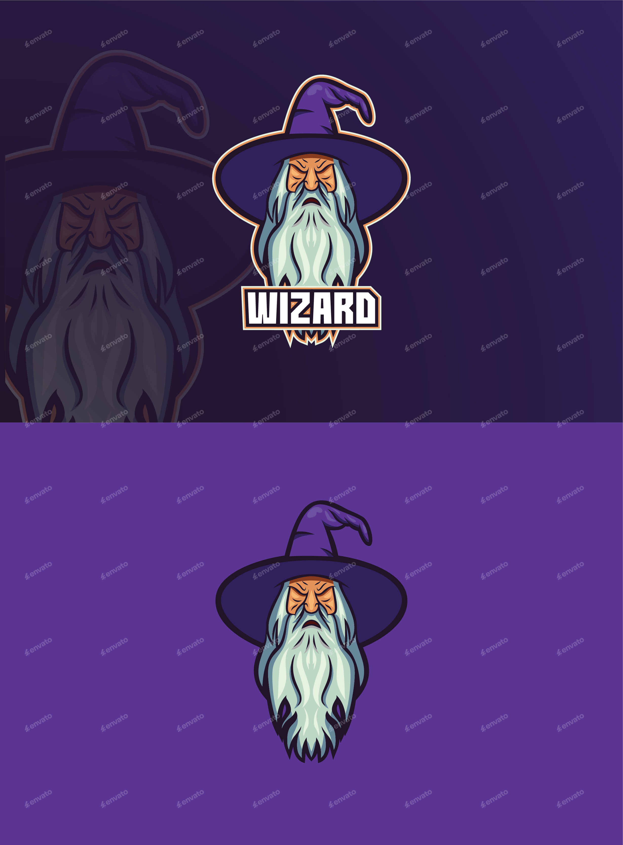 Wizard esport logo - mascot esport logo, Logo Templates | GraphicRiver