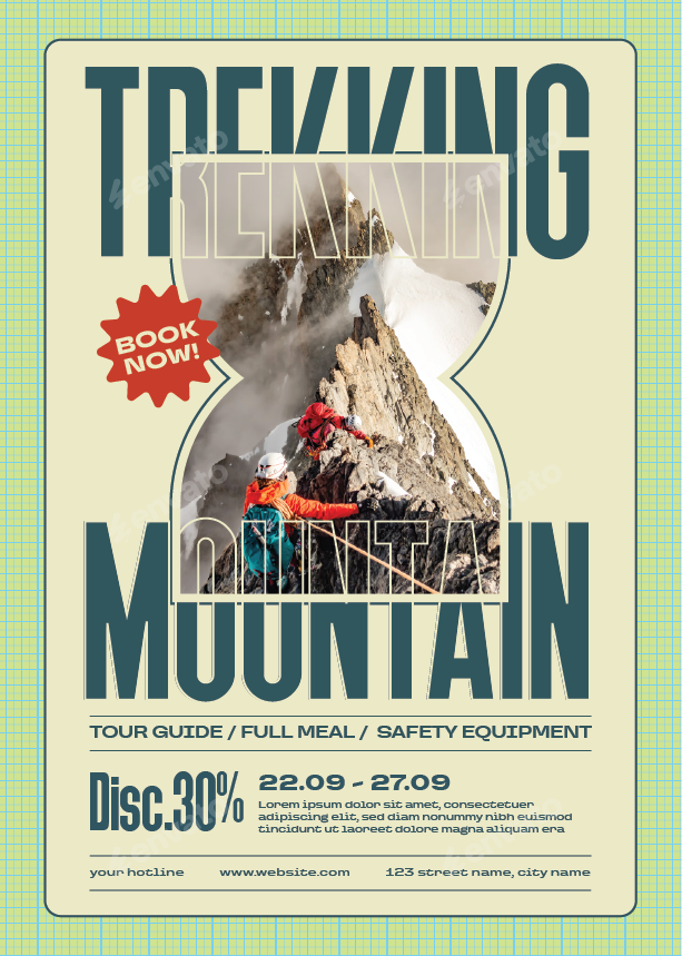 Outdoor Adventure Vacation Flyer, Print Templates | GraphicRiver