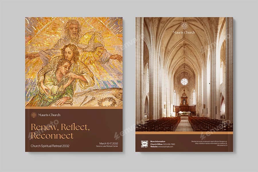 Church Brochure Template, Print Templates | GraphicRiver