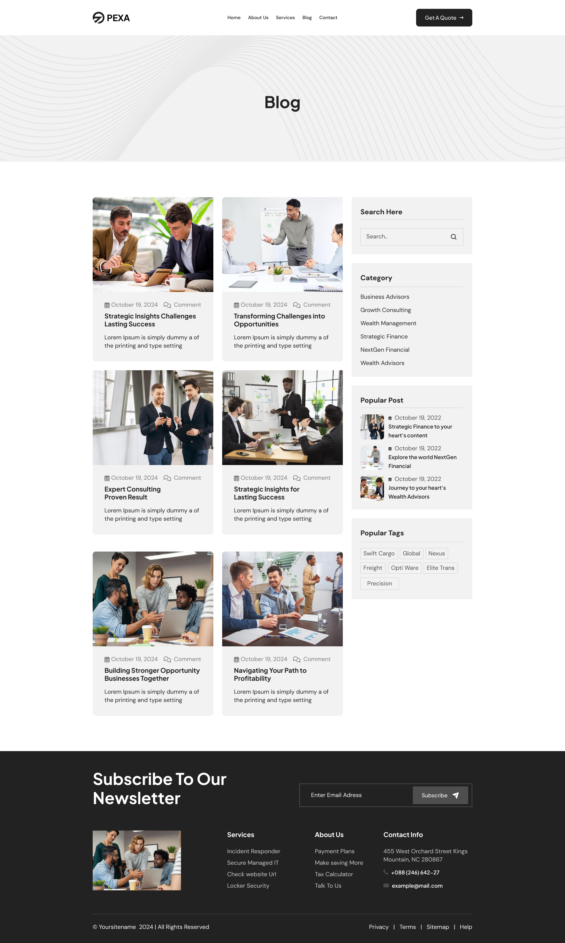 Pexa - Digital Agency Figma Template by Mugli | ThemeForest