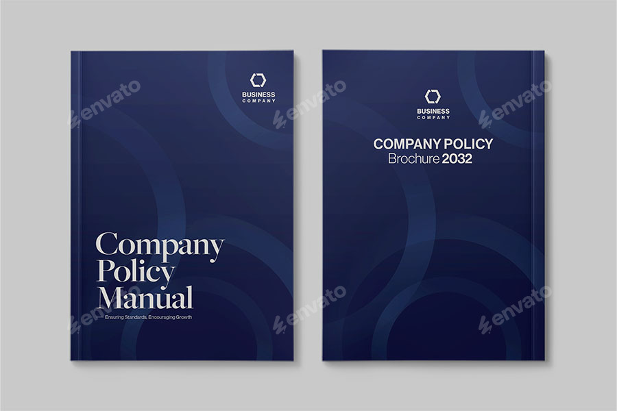 Company Policy Brochure Template, Print Templates | GraphicRiver