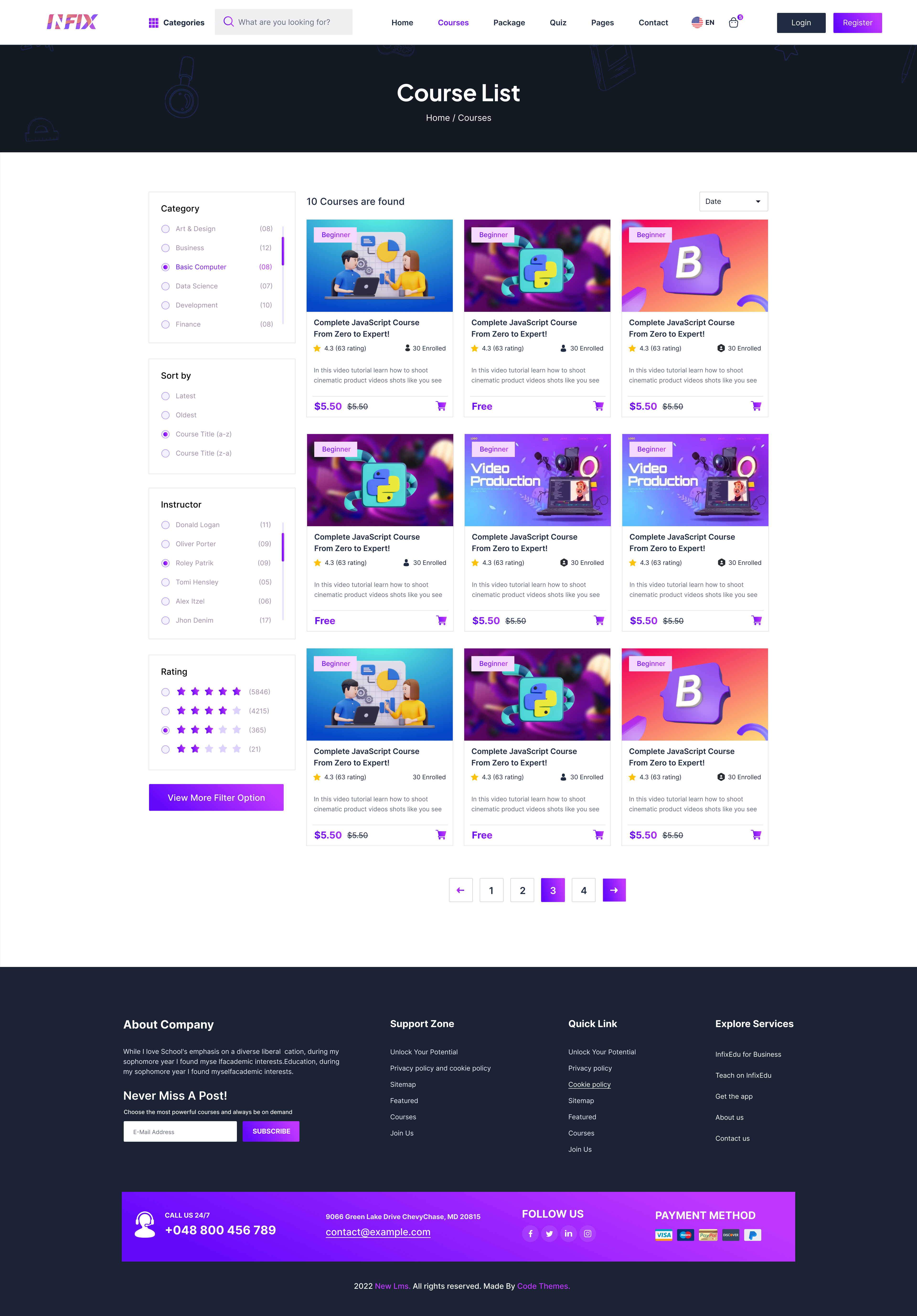 Infix LMS - Learning Management System by CodeThemes | CodeCanyon