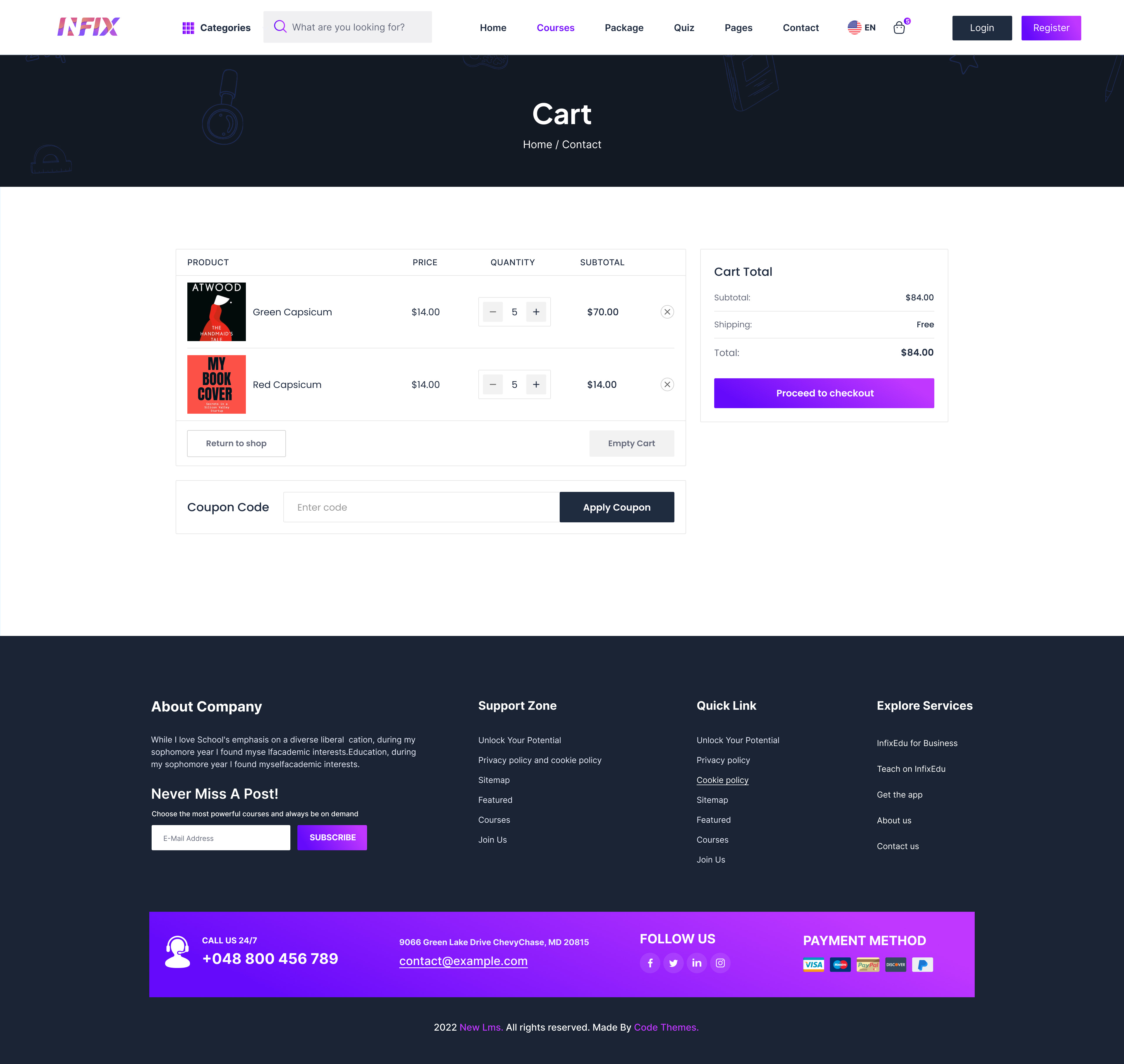 Infix LMS - Learning Management System by CodeThemes | CodeCanyon