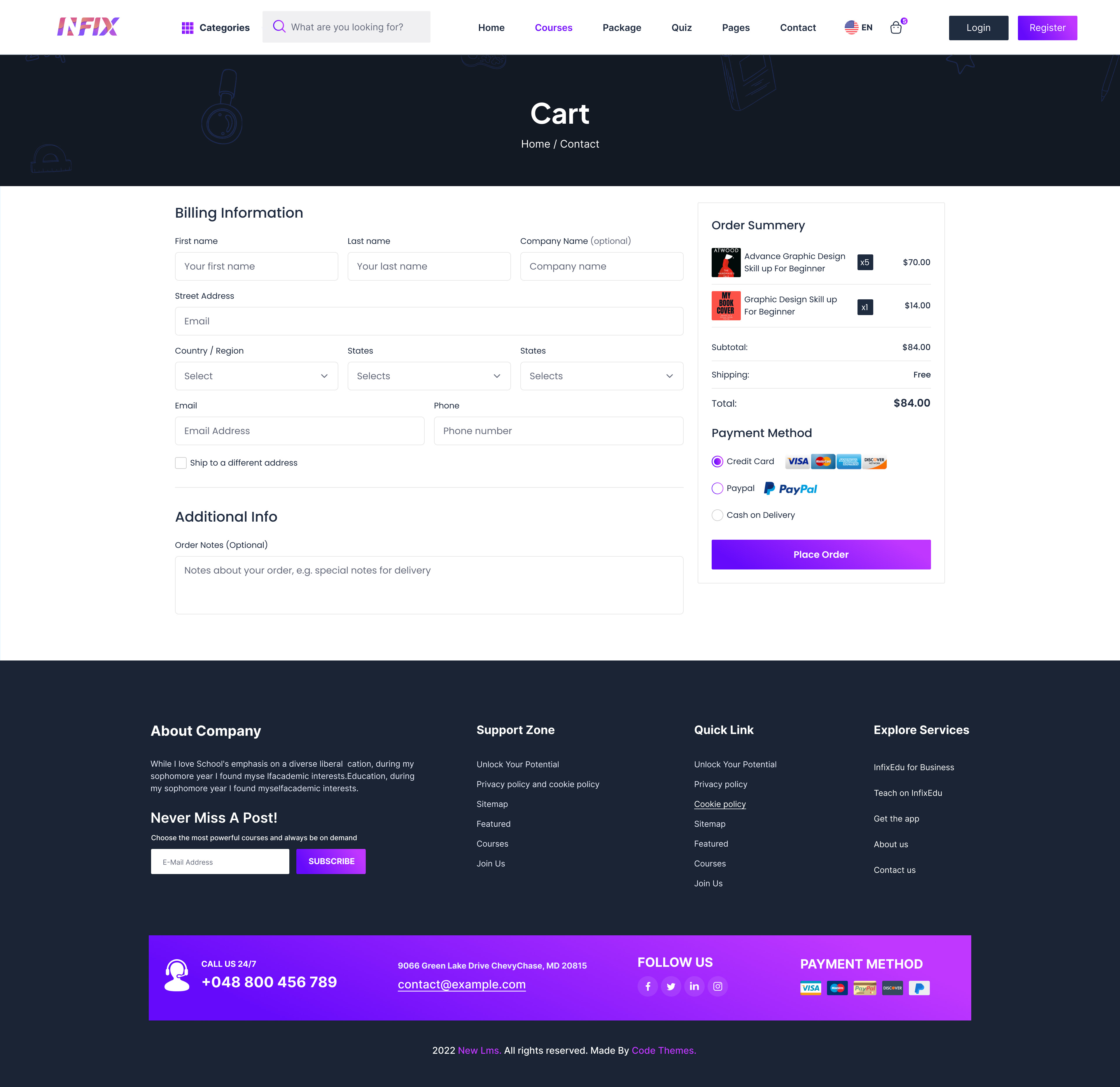 Infix LMS - Learning Management System by CodeThemes | CodeCanyon