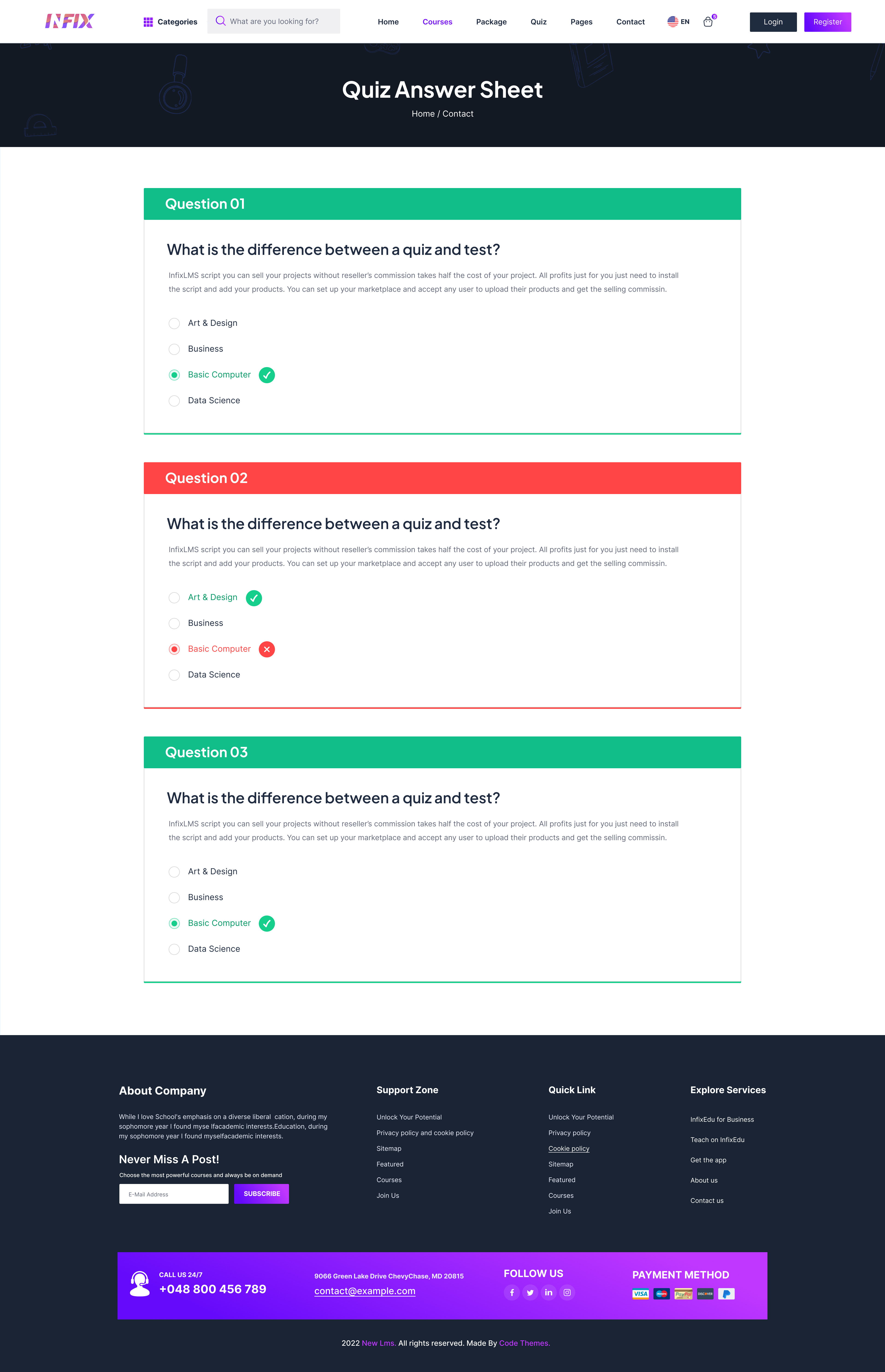 Infix LMS - Learning Management System by CodeThemes | CodeCanyon