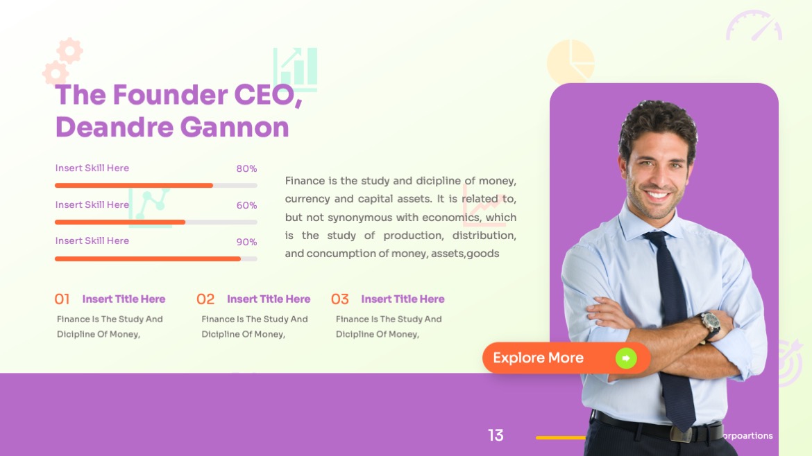 Chaine - Finance Powerpoint Template, Presentation Templates | GraphicRiver