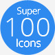 100 Super Icons Pack v.1.0, Icons | GraphicRiver