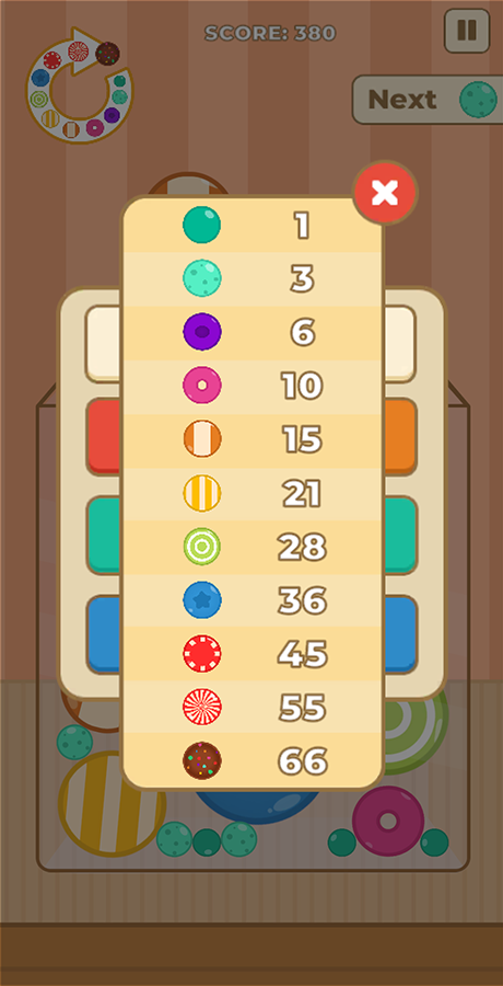 Candy Merge (Unity Game + Admob Ads) by MultiDrift_Studios | CodeCanyon