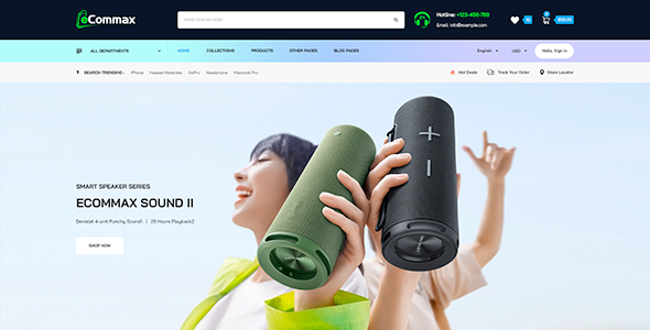 Ecommax - Electronics & Gadget WooCommerce WordPress Theme by RisingBamboo