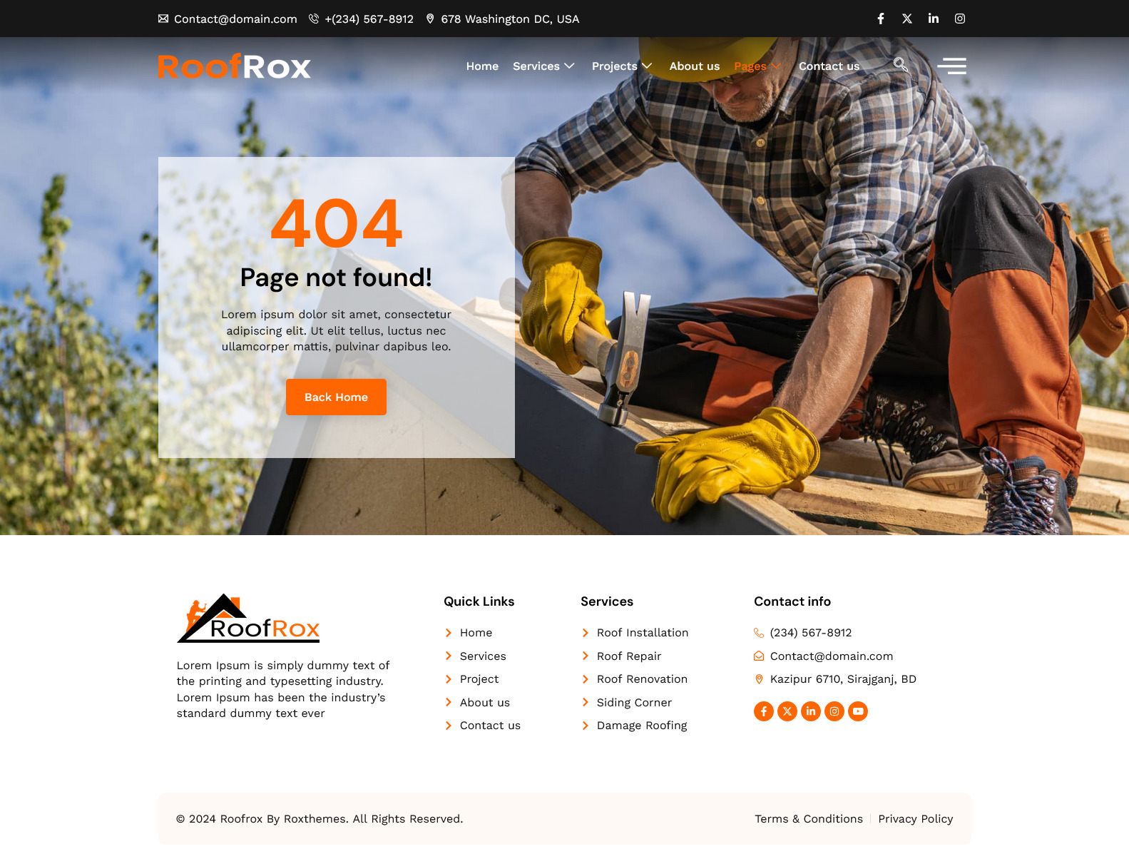 Roofrox - Roofing Services Elementor Template Kit by Rox_Themes | ThemeForest