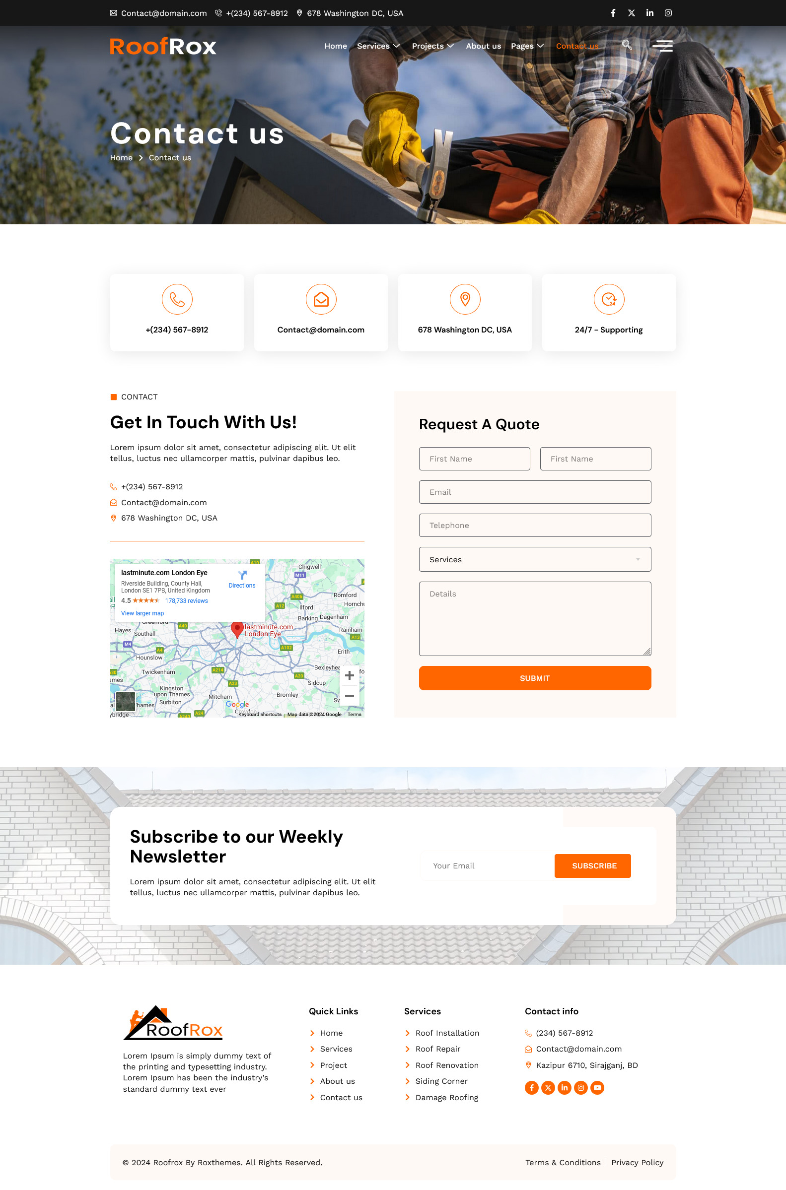 Roofrox - Roofing Services Elementor Template Kit by Rox_Themes | ThemeForest