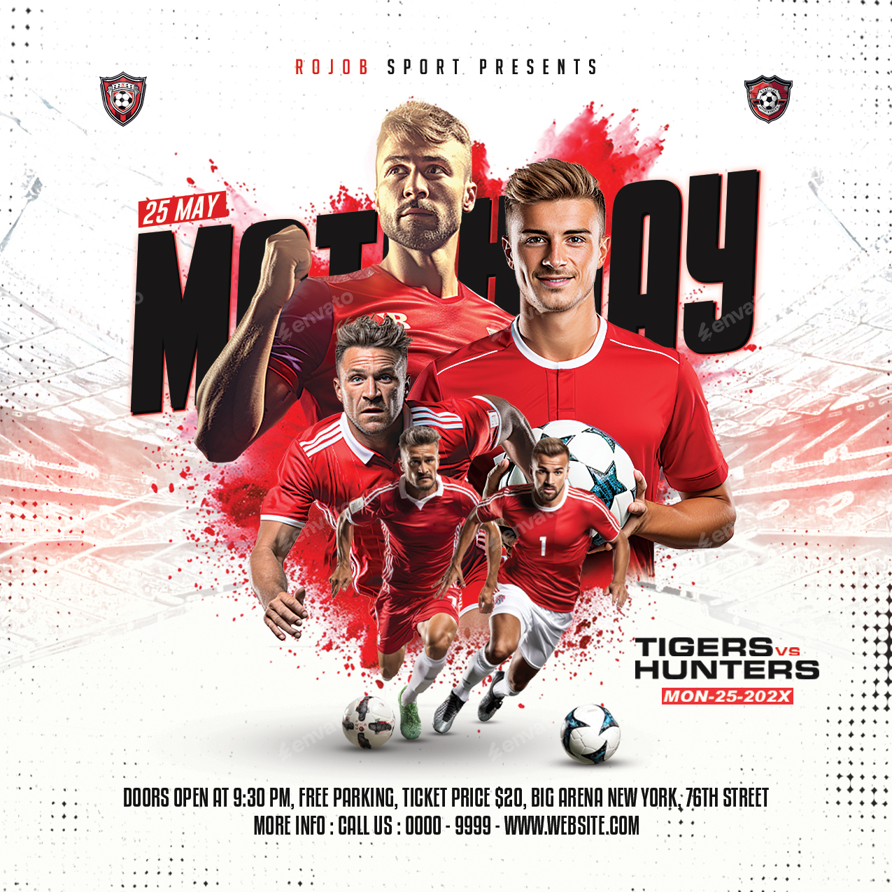 Football Soccer Flyer, Print Templates | GraphicRiver