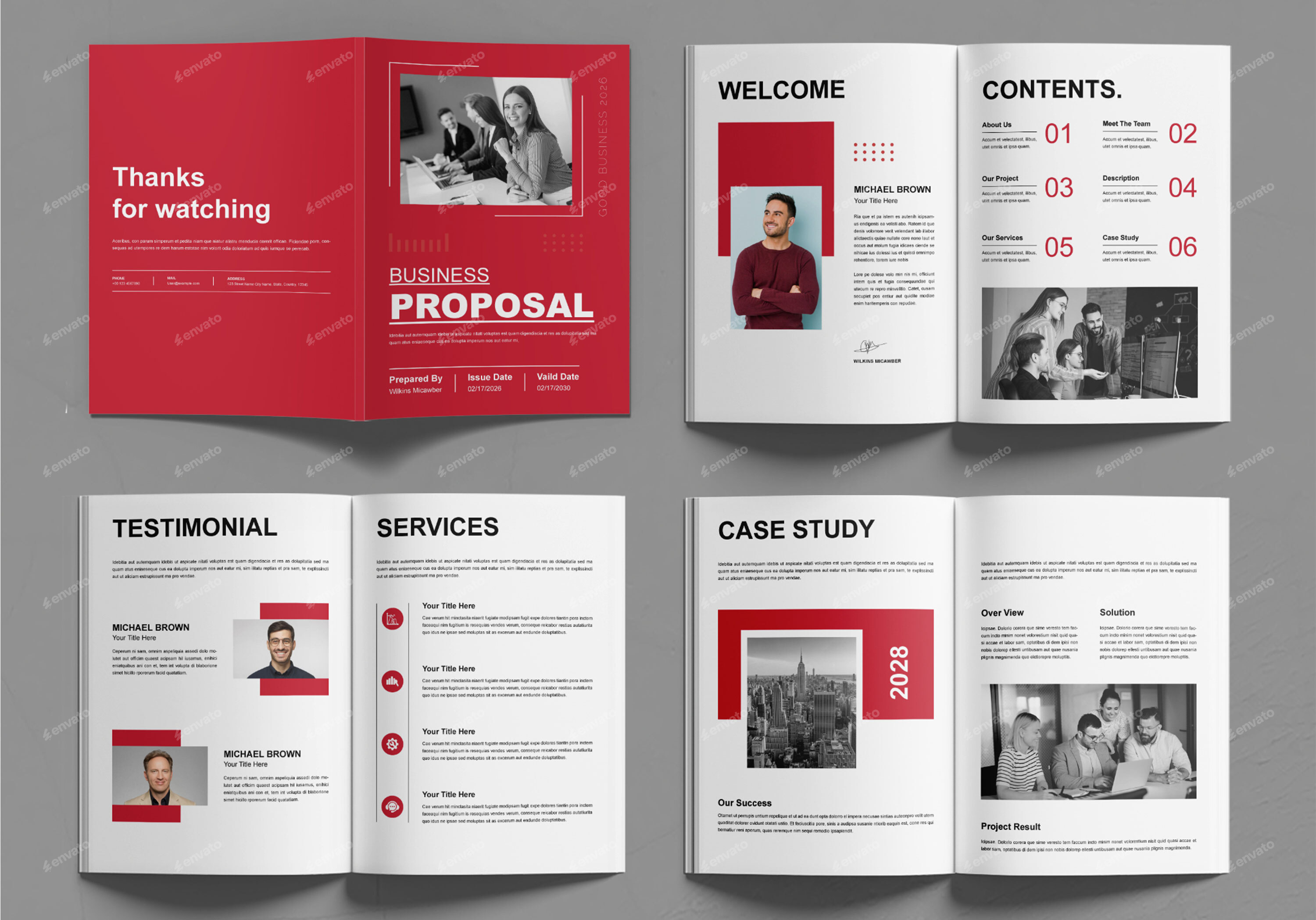 Business Proposal Design Layout, Print Templates | GraphicRiver