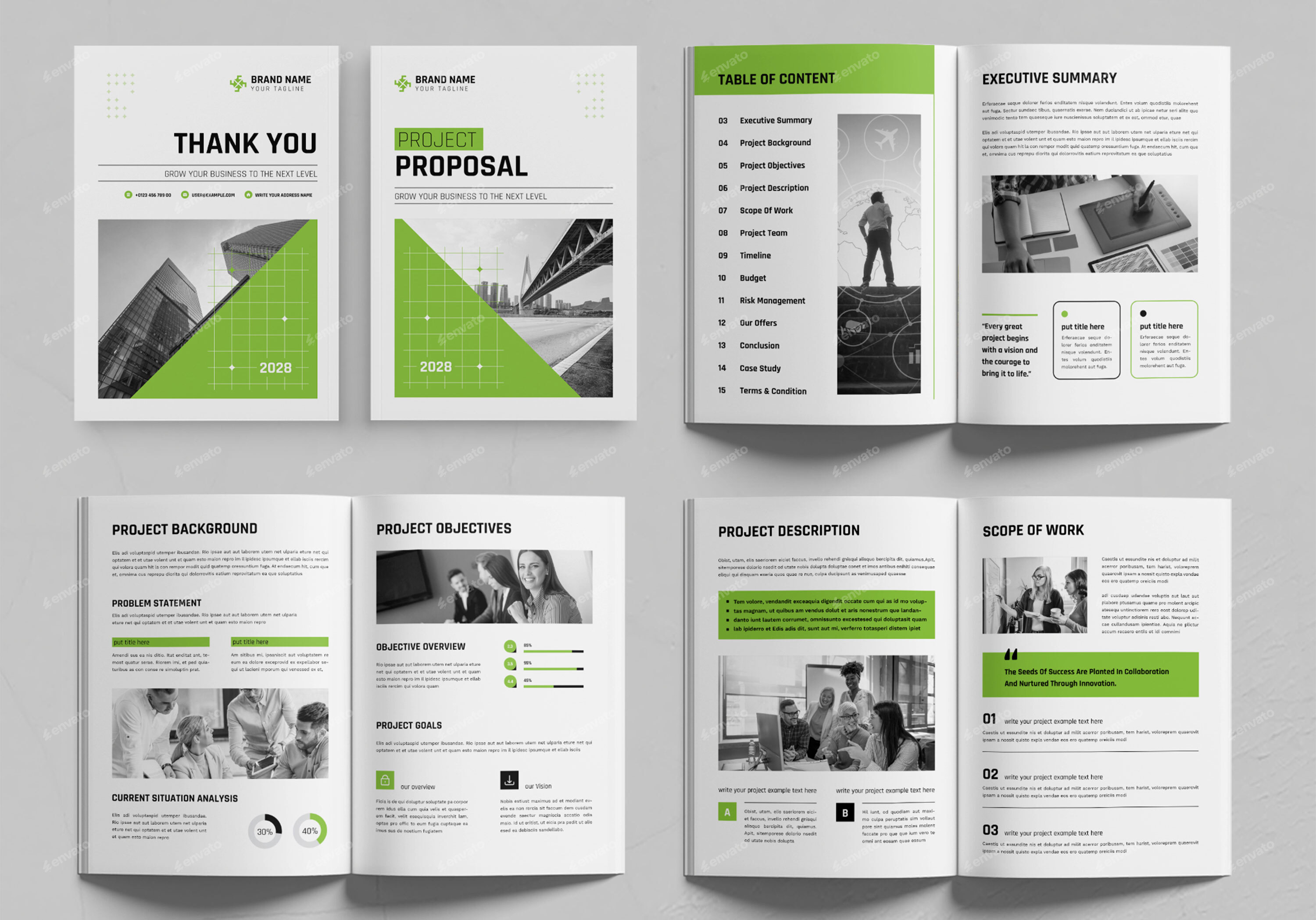 Project Proposal Design Layout, Print Templates | GraphicRiver