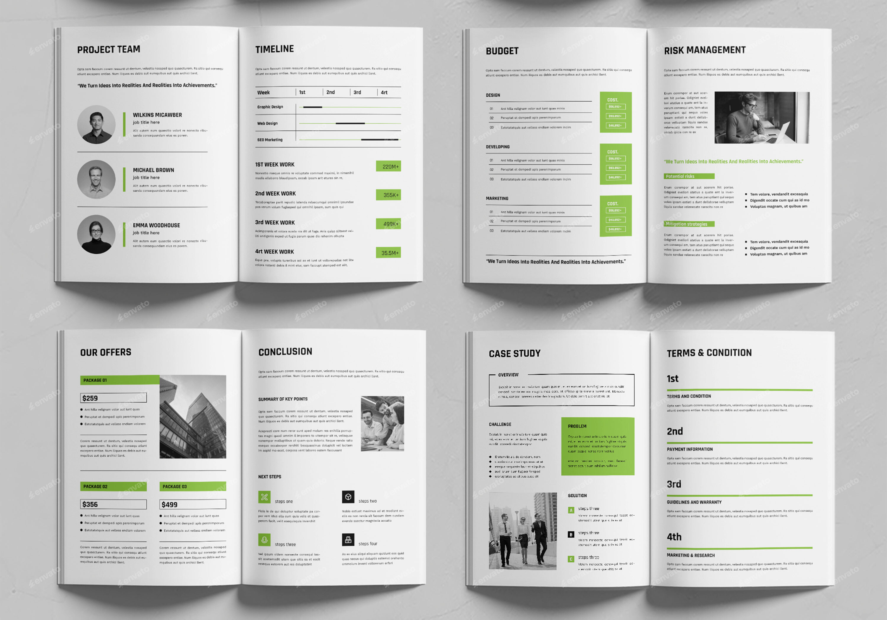 Project Proposal Design Layout, Print Templates | GraphicRiver