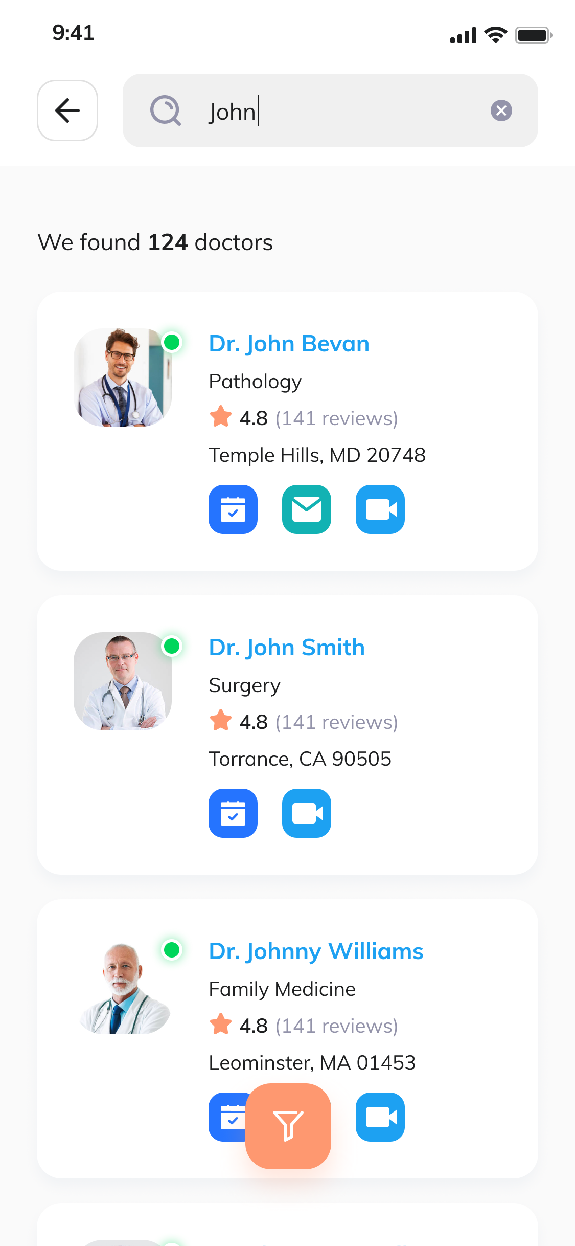 Docto - For Patient App React Native Expo Ui Kit by JsmThemes | CodeCanyon