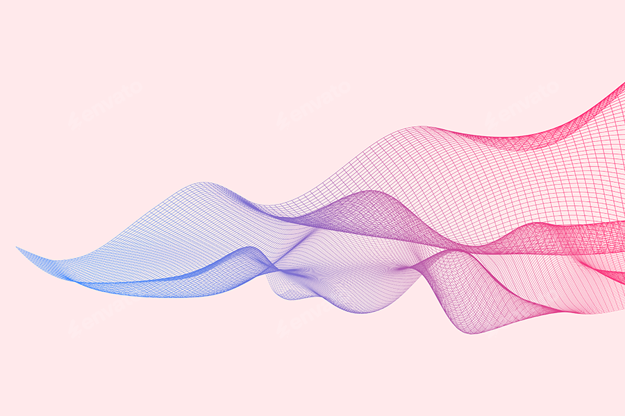 Gradient Network Wave Backgrounds, Graphics | GraphicRiver