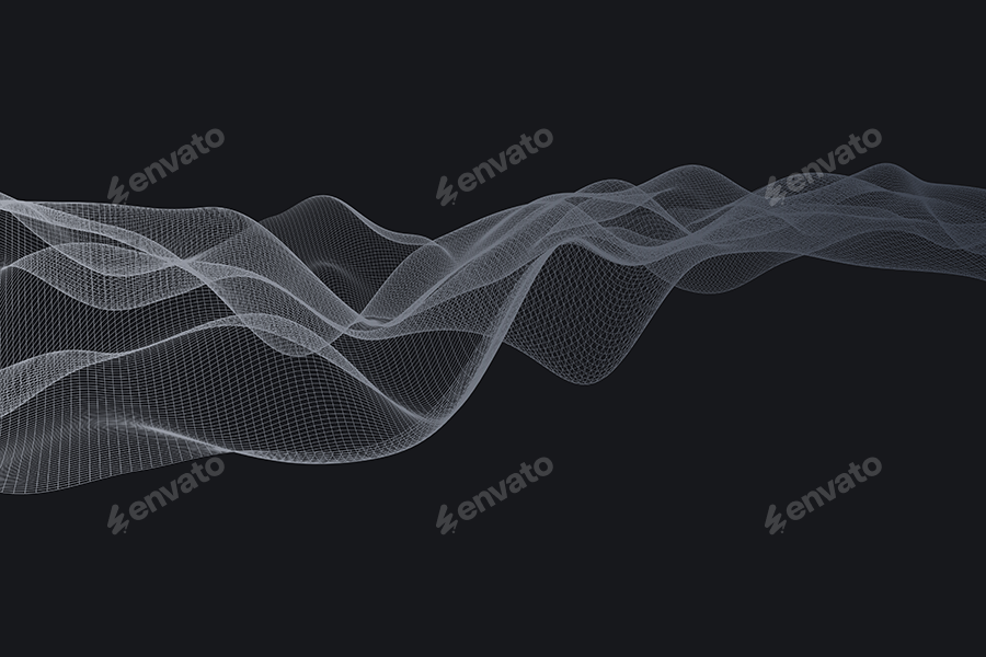 Gradient Network Wave Backgrounds, Graphics | GraphicRiver