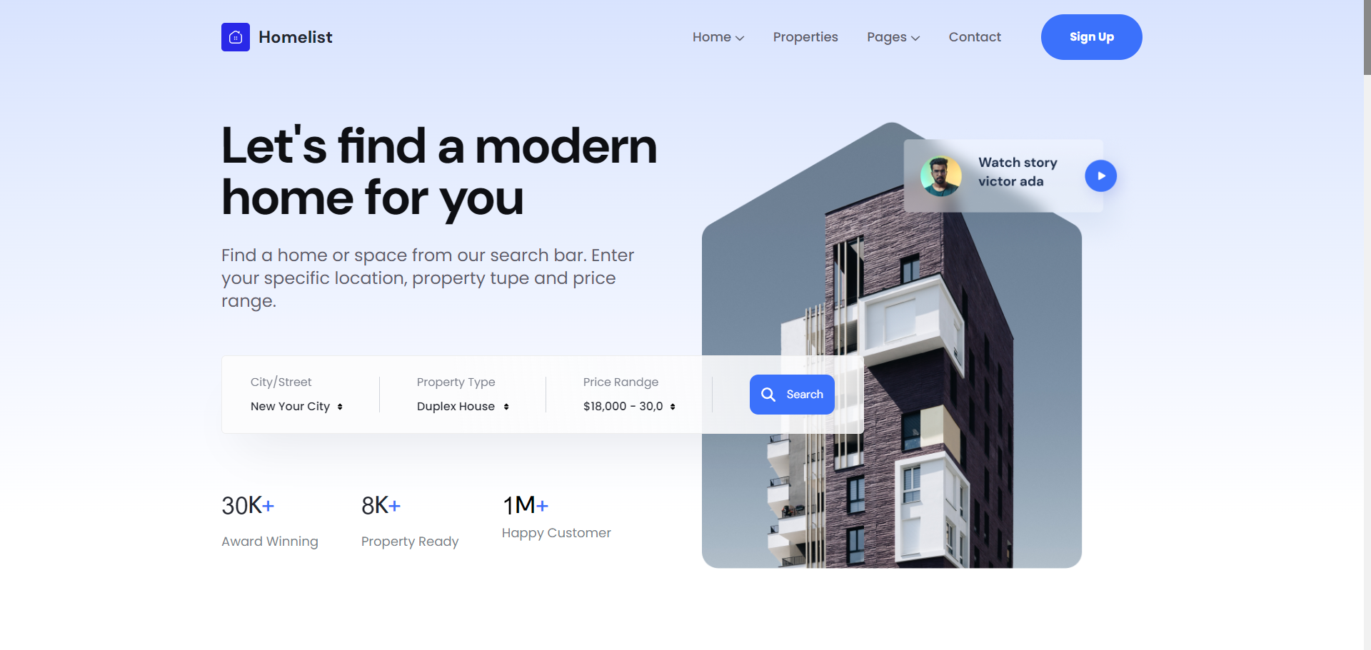 Homelist - Real Estate HTML template by Namespace-IT | ThemeForest