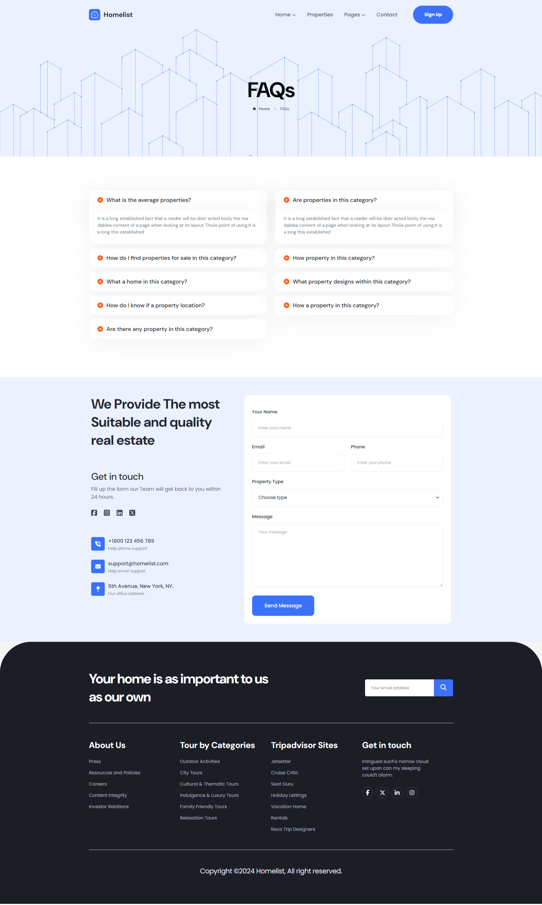 Homelist - Real Estate HTML template by Namespace-IT | ThemeForest