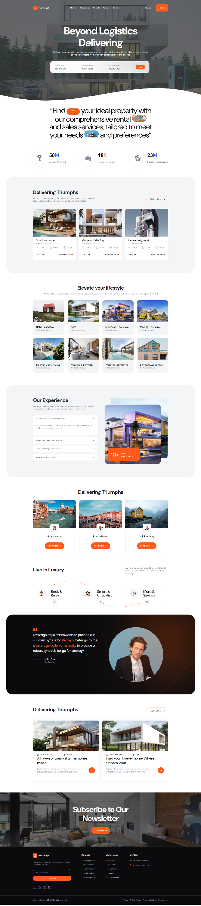Homelist - Real Estate HTML template by Namespace-IT | ThemeForest