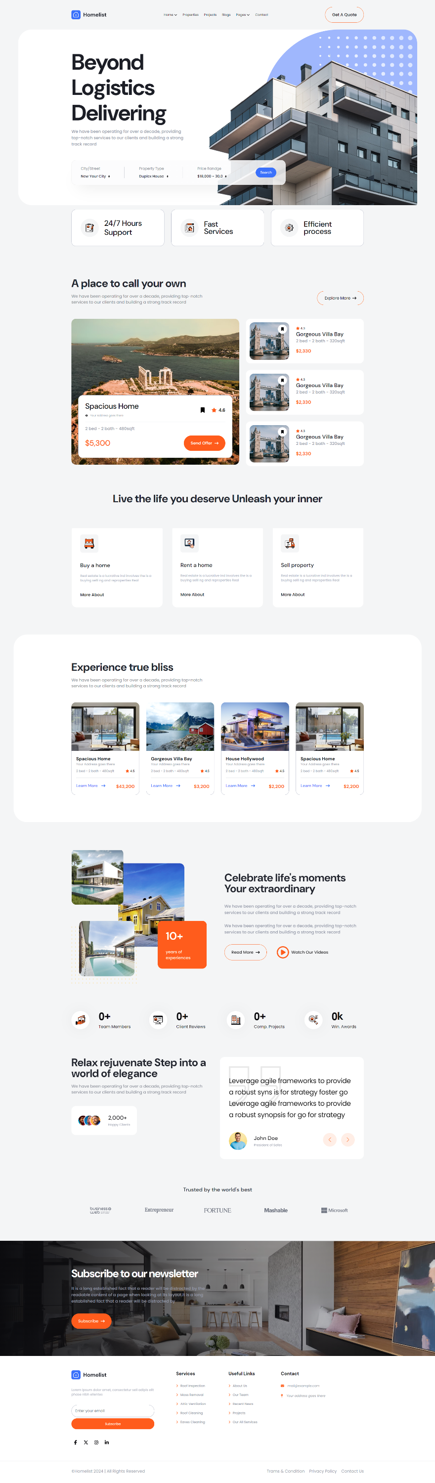 Homelist - Real Estate HTML template by Namespace-IT | ThemeForest