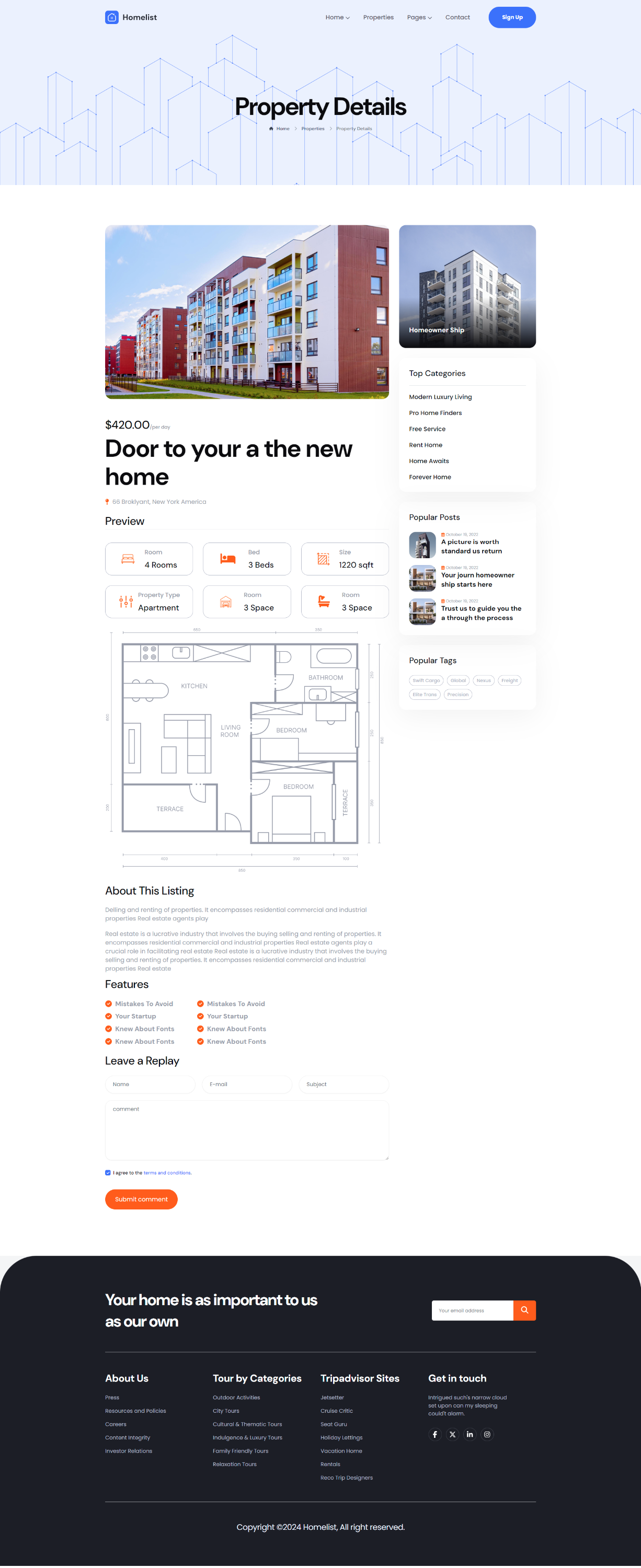 Homelist - Real Estate HTML template by Namespace-IT | ThemeForest