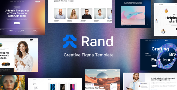 Rand - Creative Multipurpose Figma Template by viworx-co | ThemeForest