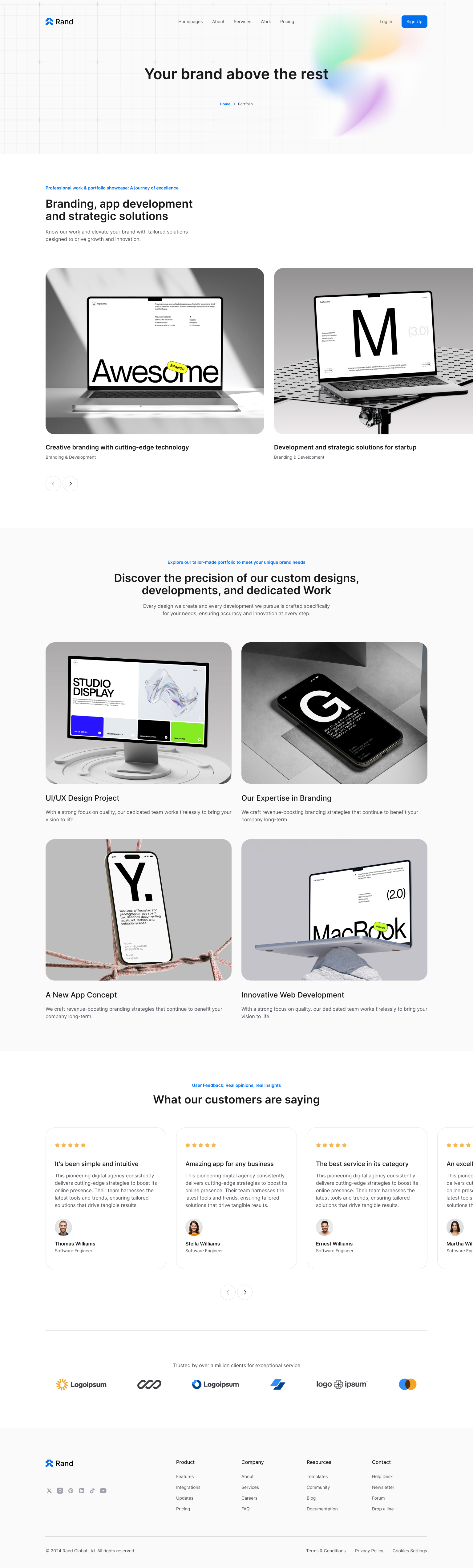 Rand - Creative Multipurpose Figma Template by viworx-co | ThemeForest