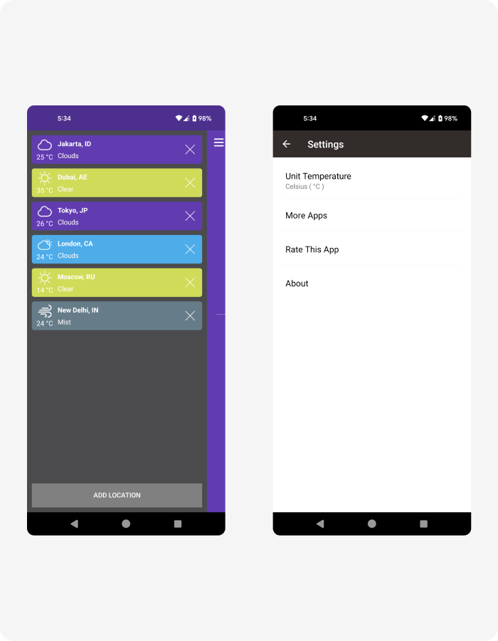 Simple Weather 5.5 by dream_space | CodeCanyon