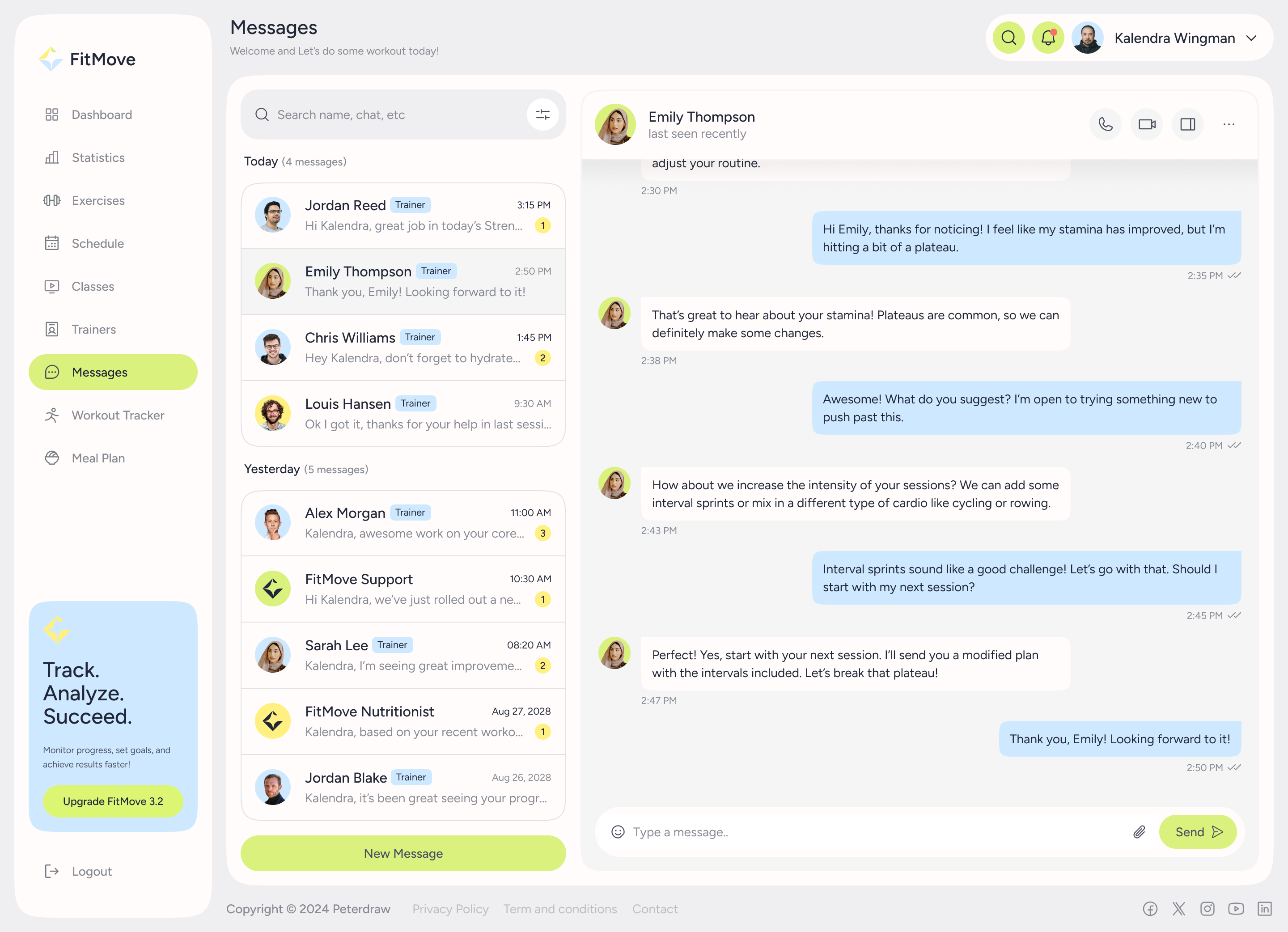 FitMove - Fitness Dashboard Figma Template by peterdraw | ThemeForest