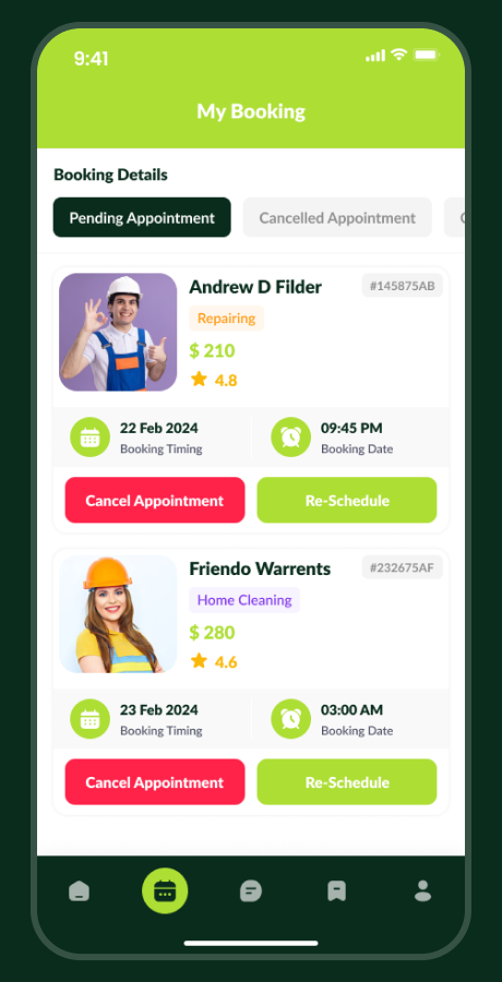 Handy – Multi-Vendor On Demand Home Services App | Android I iOS by incodes