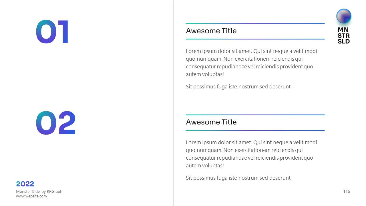Monster Slides Premium PowerPoint Presentation Template, Presentation ...