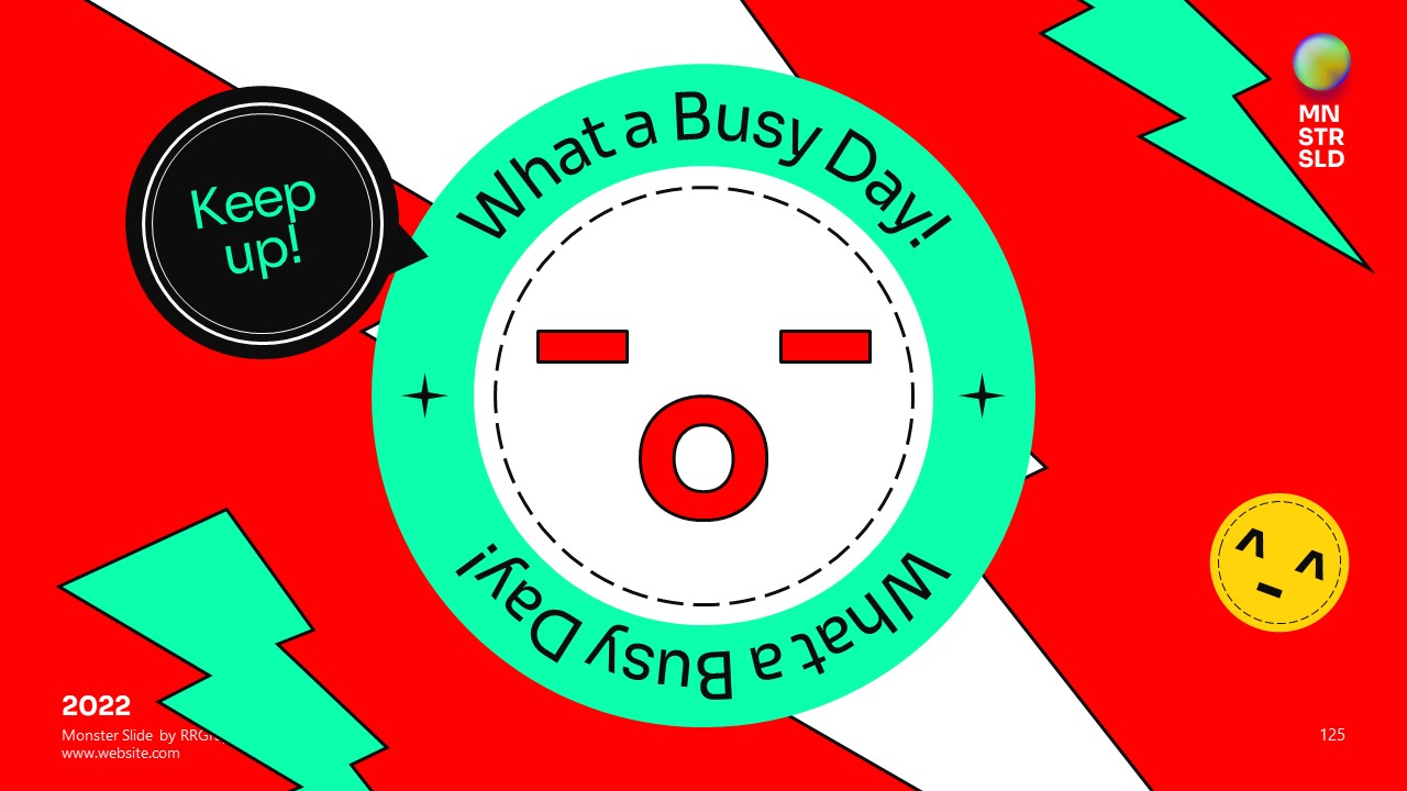 Monster Slides Premium PowerPoint Presentation Template, Presentation ...