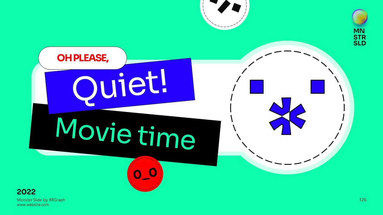 Monster Slides Premium PowerPoint Presentation Template, Presentation ...