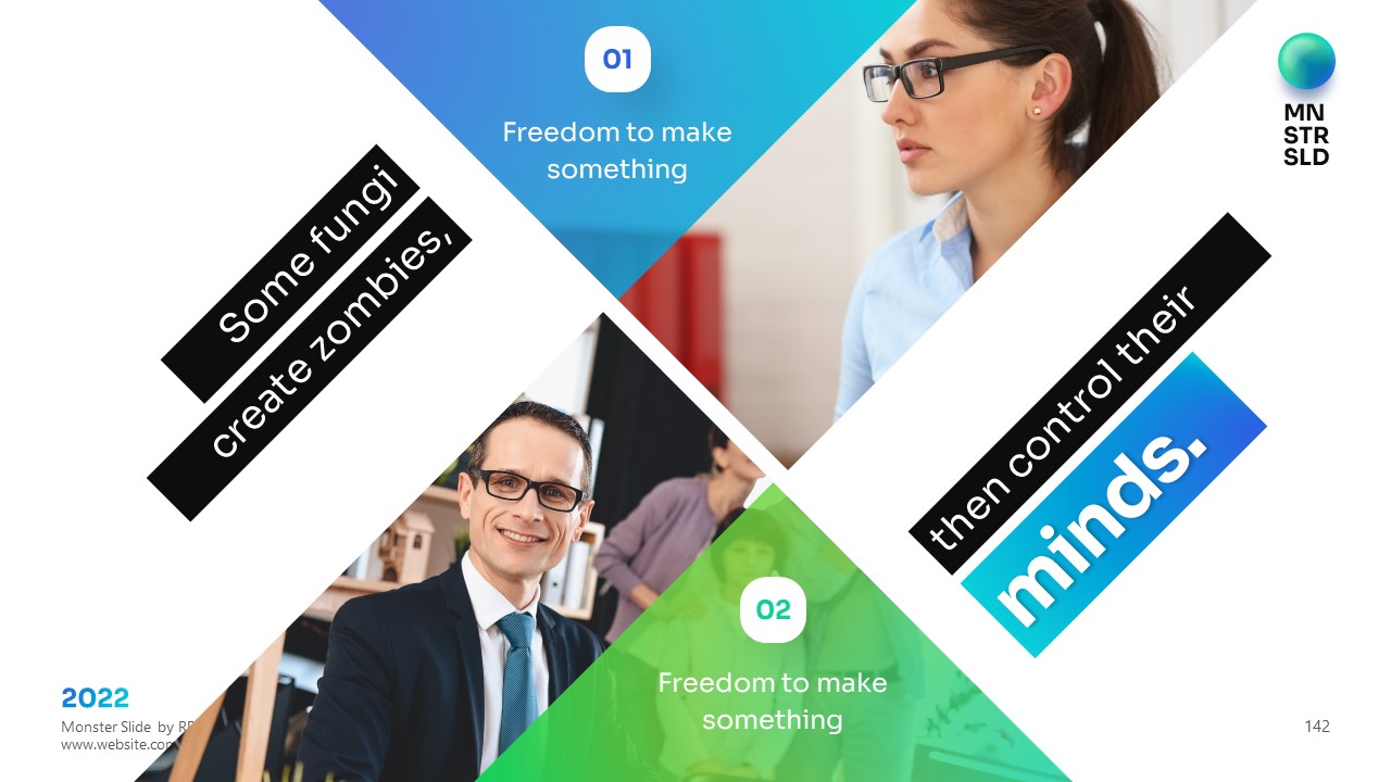 Monster Slides Premium PowerPoint Presentation Template, Presentation ...