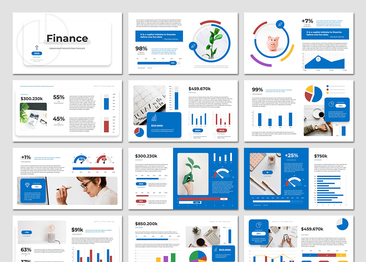 Finance PowerPoint Presentation Template, Presentation Templates ...