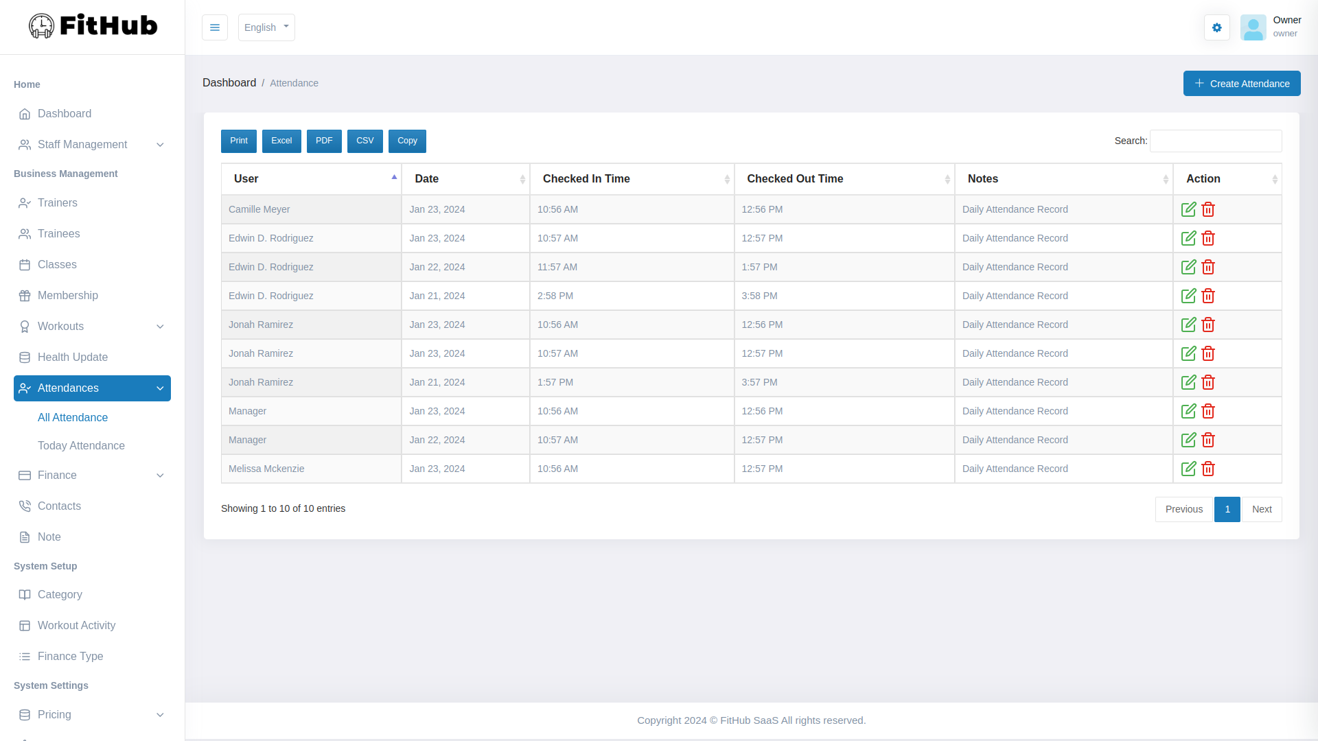 FitHub SaaS - Gym Management Tool by smartwebinfotech | CodeCanyon