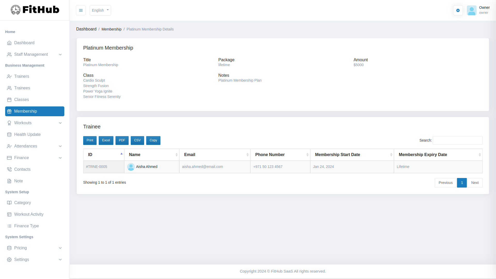 FitHub SaaS - Gym Management Tool by smartwebinfotech | CodeCanyon