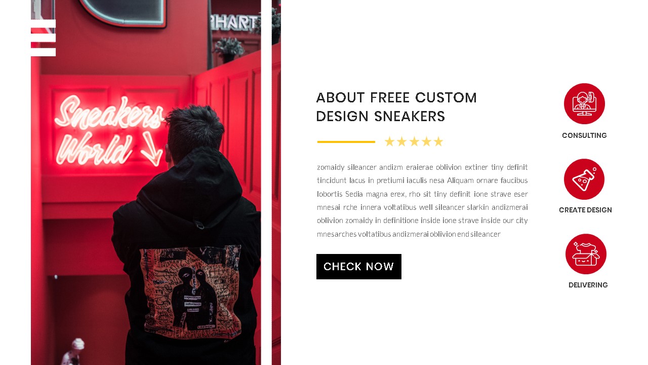 Shoes Product Catalog Google Slide Template, Presentation Templates