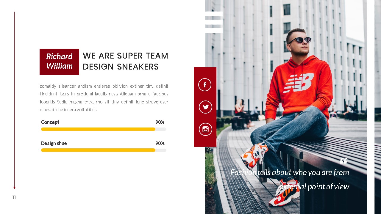 Shoes Product Catalog Keynote Template, Presentation Templates ...