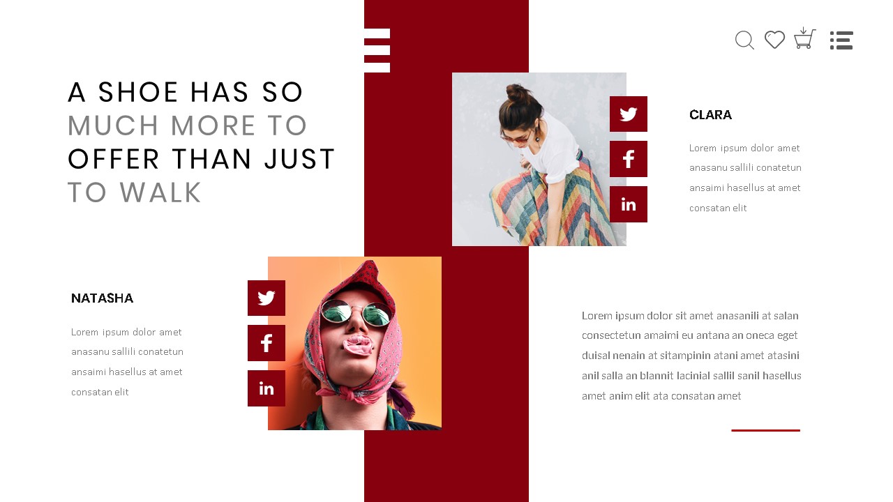 Shoes Product Catalog Keynote Template, Presentation Templates ...