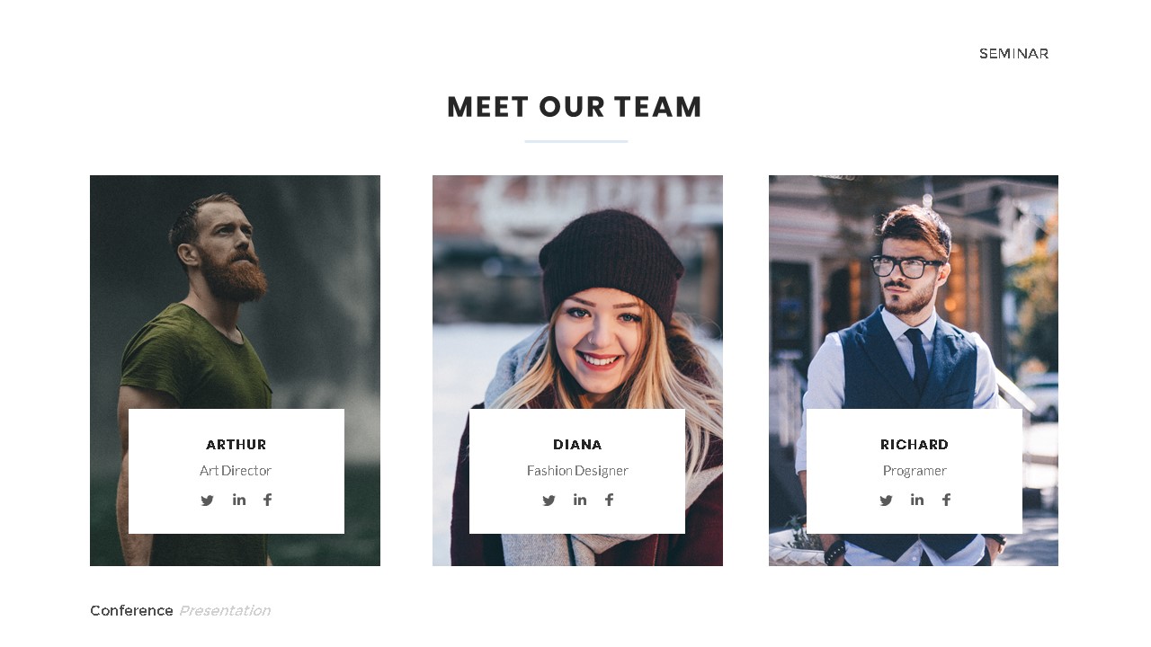 Seminar-Conference PowerPoint Template, Presentation Templates ...