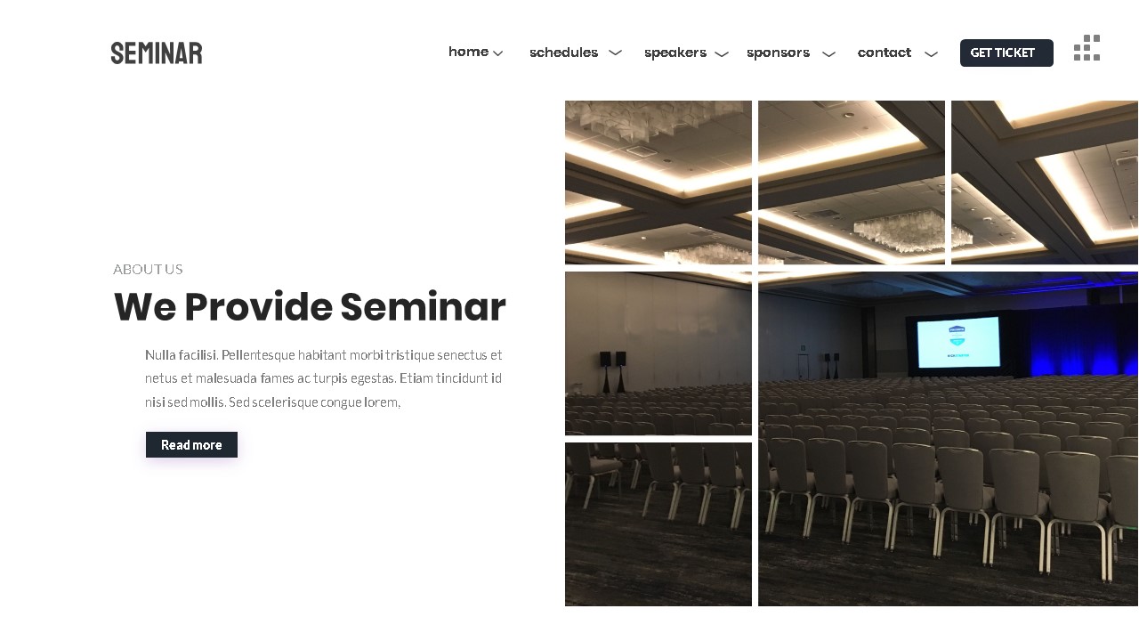 Seminar-Conference PowerPoint Template, Presentation Templates ...